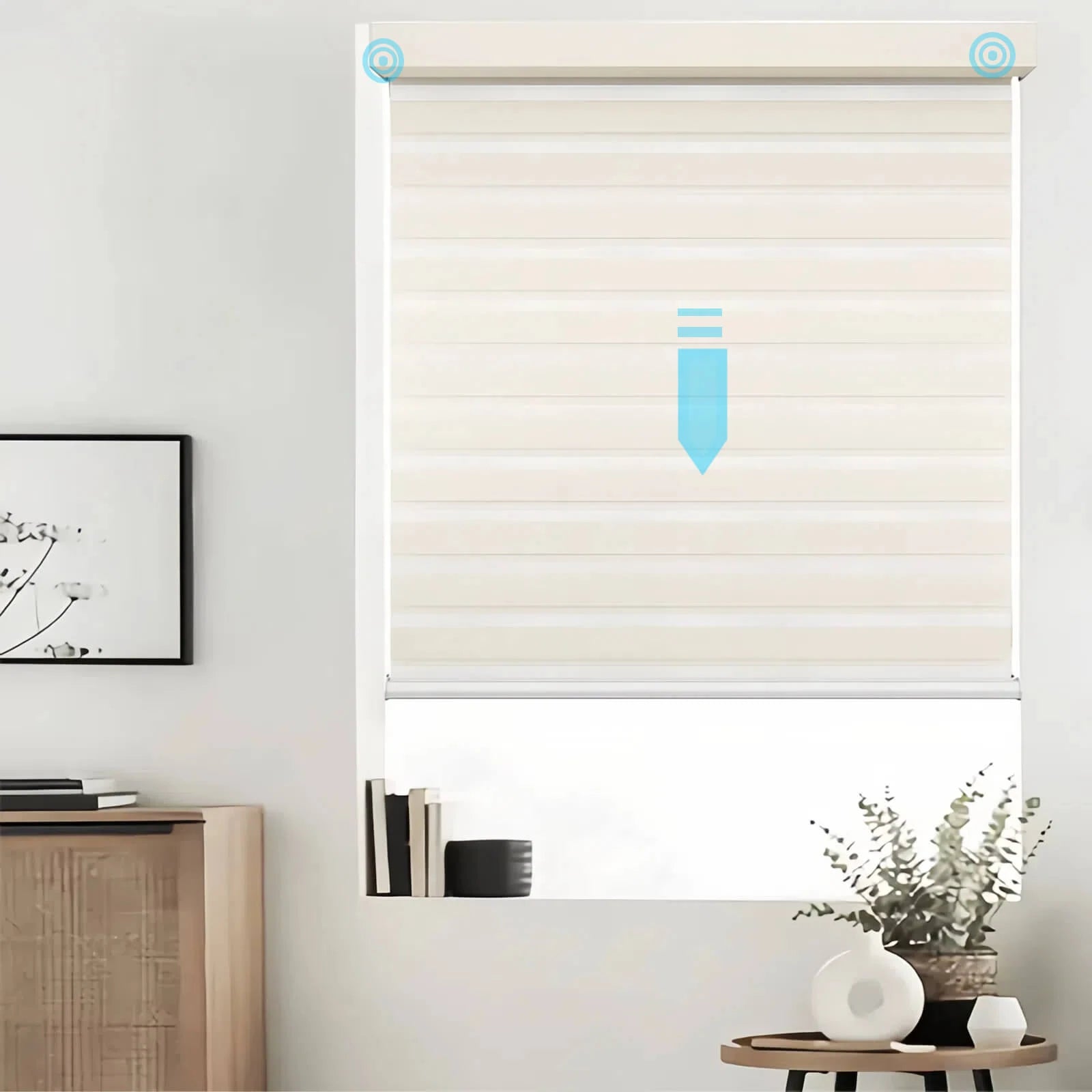 Motorized Zebra Shades | Buy Smart Zebra Blinds – SmartView